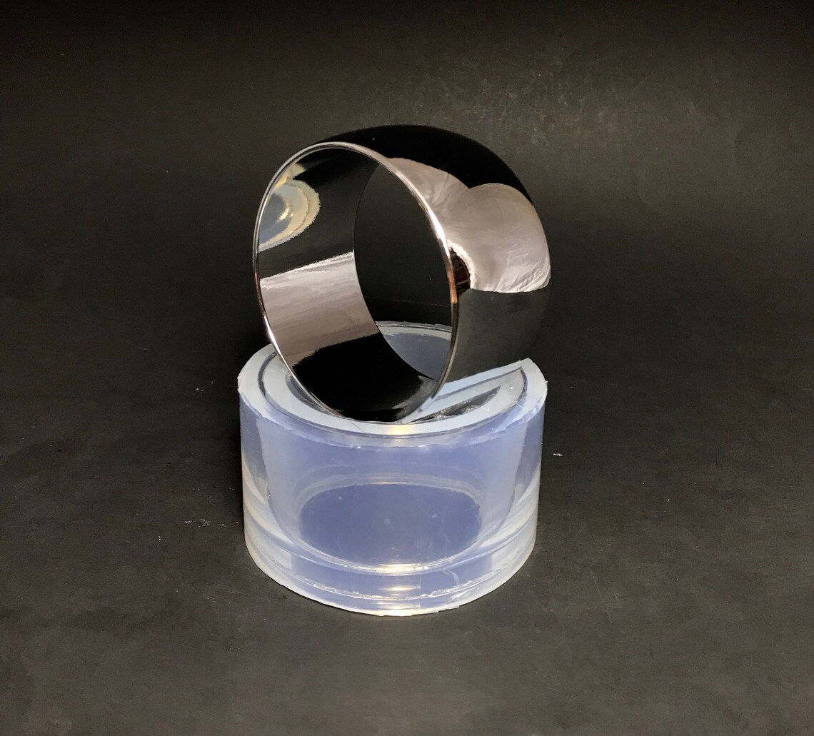 Thin Shiny Bangle Mold. Clear Silicone Mold. Create Resin - Etsy