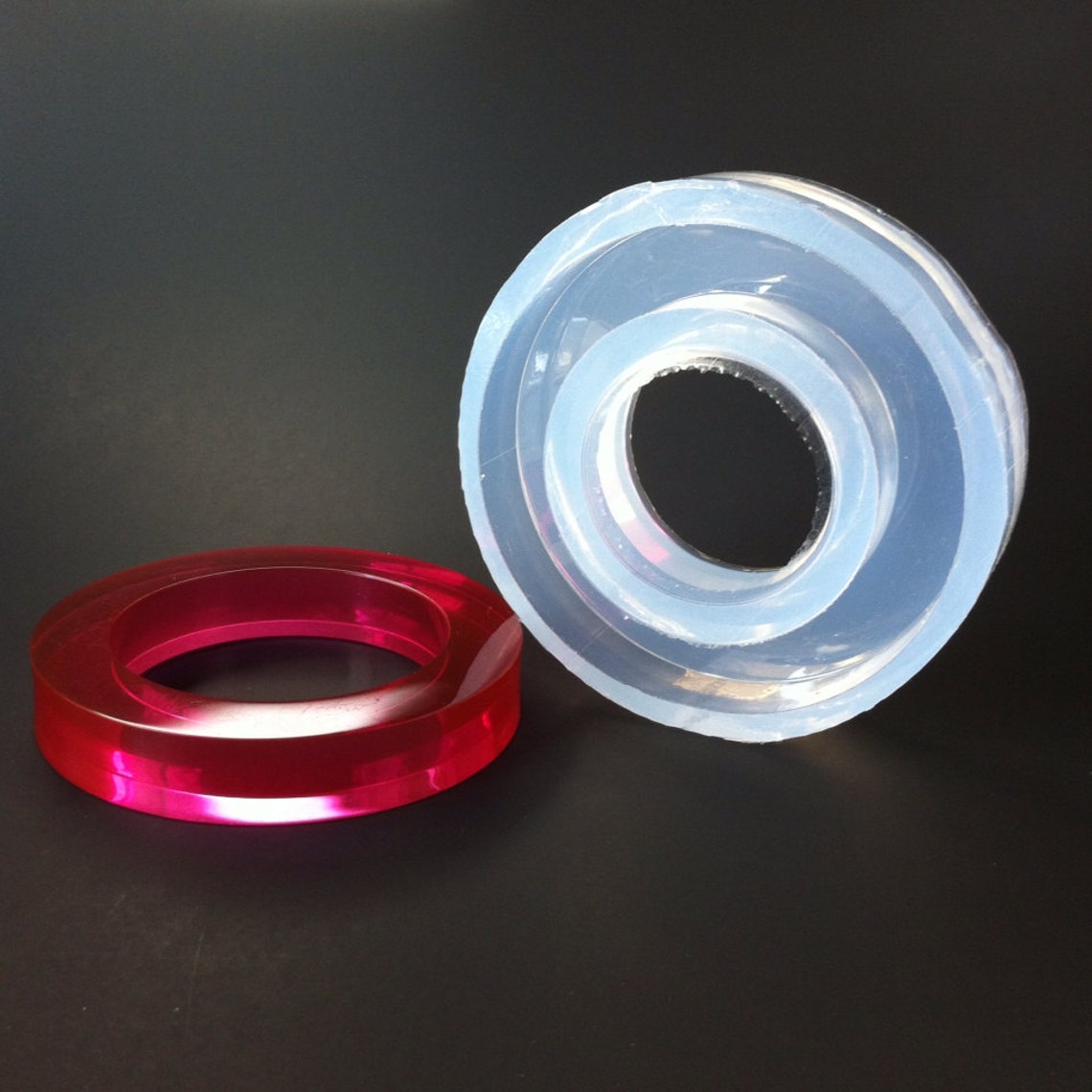 Wide Bangle Clear Silicone Mold for Resin Bracelet - Etsy