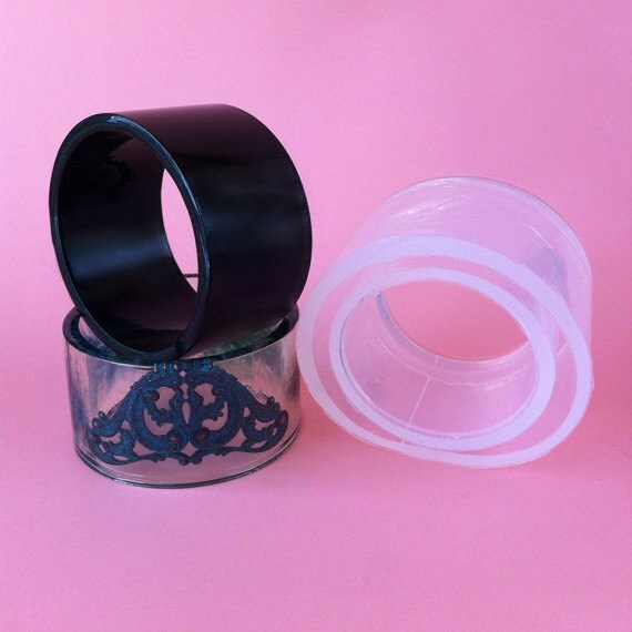 XL/XXL Wide Bangle Bracelet Mold, Clear Silicone Rubber - Etsy