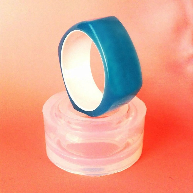 L/XL Angular Bangle Bracelet Mold, Clear Silicone Rubber - Etsy