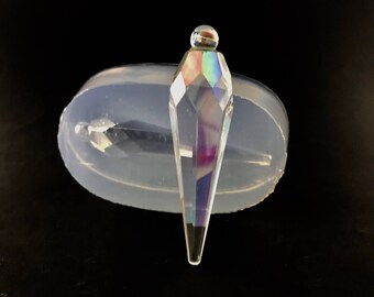 Clear Silicone Mold for Crystal Drop Pendant. Create You Own | Etsy