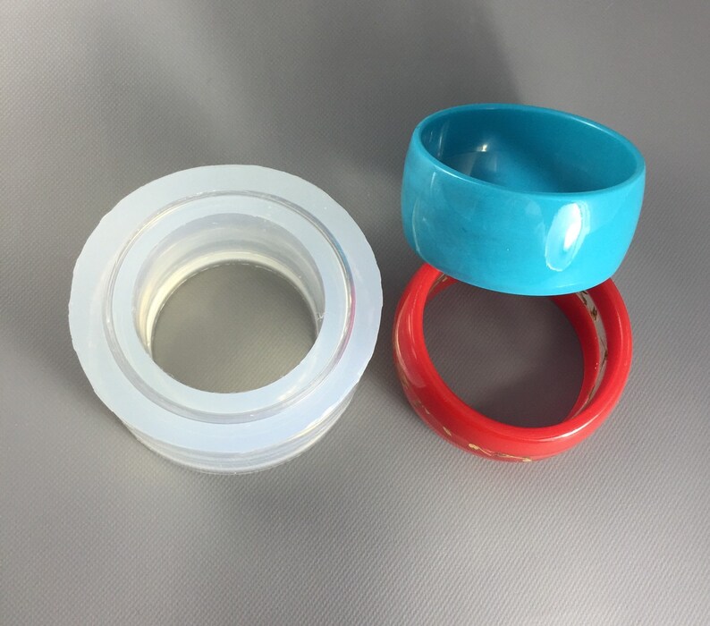 Mold. XS Wrist Size Clear Silicone Bangle Mold. Create Your Own Resin ...