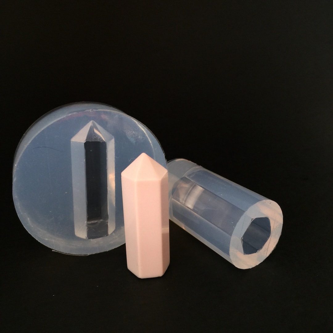 Faceted Crystal Pendant Clear Silicone Mold. Create Your Own Pendant ...