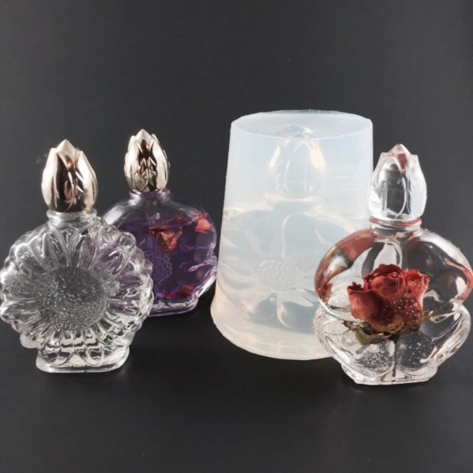 Home Decor, Clear Silicone Mold, Vintage Perfume Flacons, Create Your ...