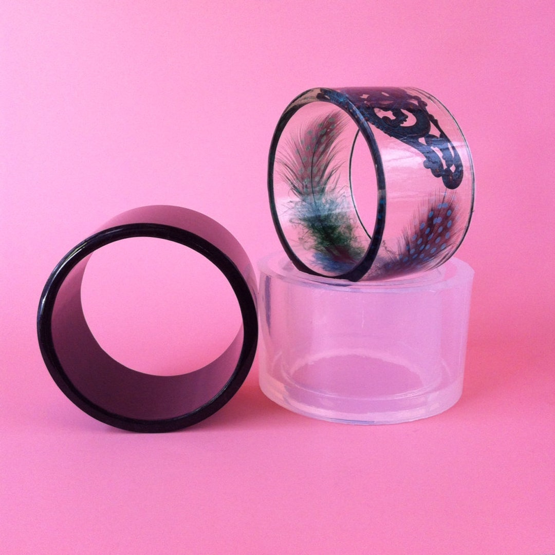 XL/XXL Wide Bangle Bracelet Mold, Clear Silicone Rubber - Etsy