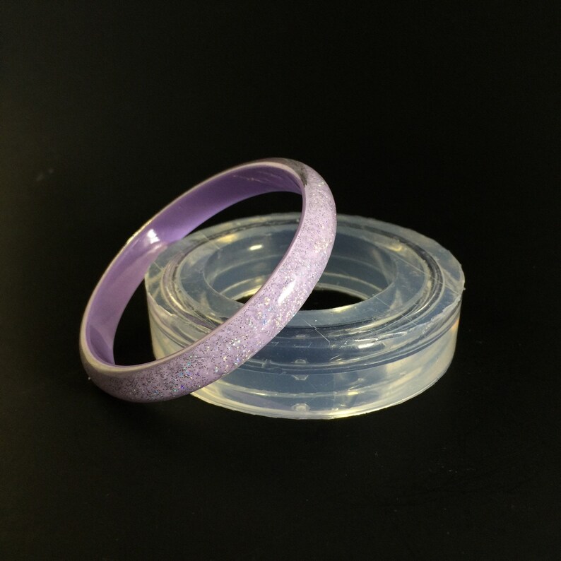 Clear Silicone Mold for Thin Bangle Bracelet. Create Your Own - Etsy