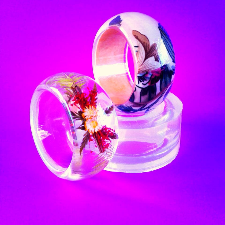 Clear Silicone Mold for Thick Wide Bangle Bracelet. Create Your Own ...