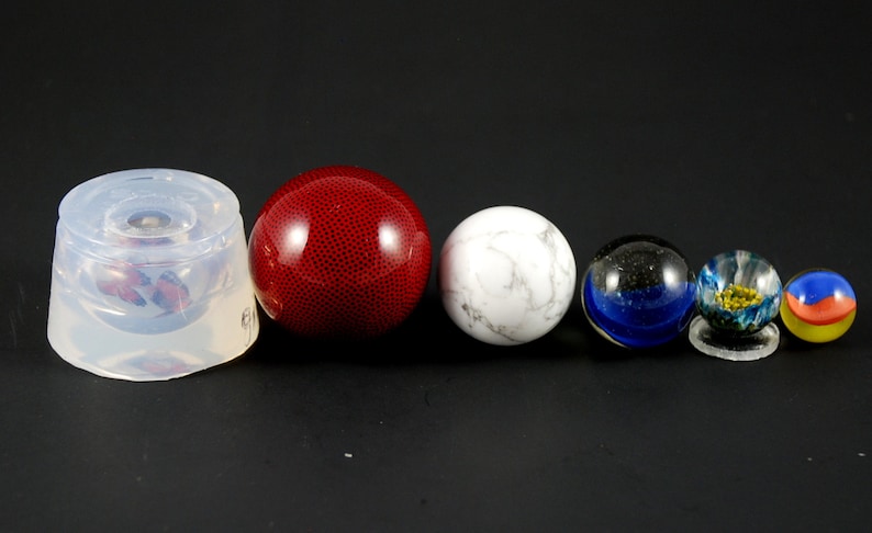 Spheres Pendands Clear Silicone Rubber Mold for Sphere | Etsy