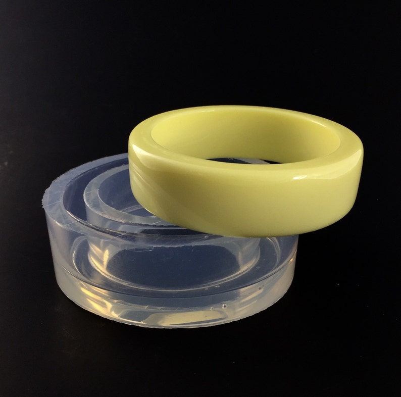 Resin Molds, Clear Silicone Mold for Bangle Bracelet Size S/M (MB011 ...