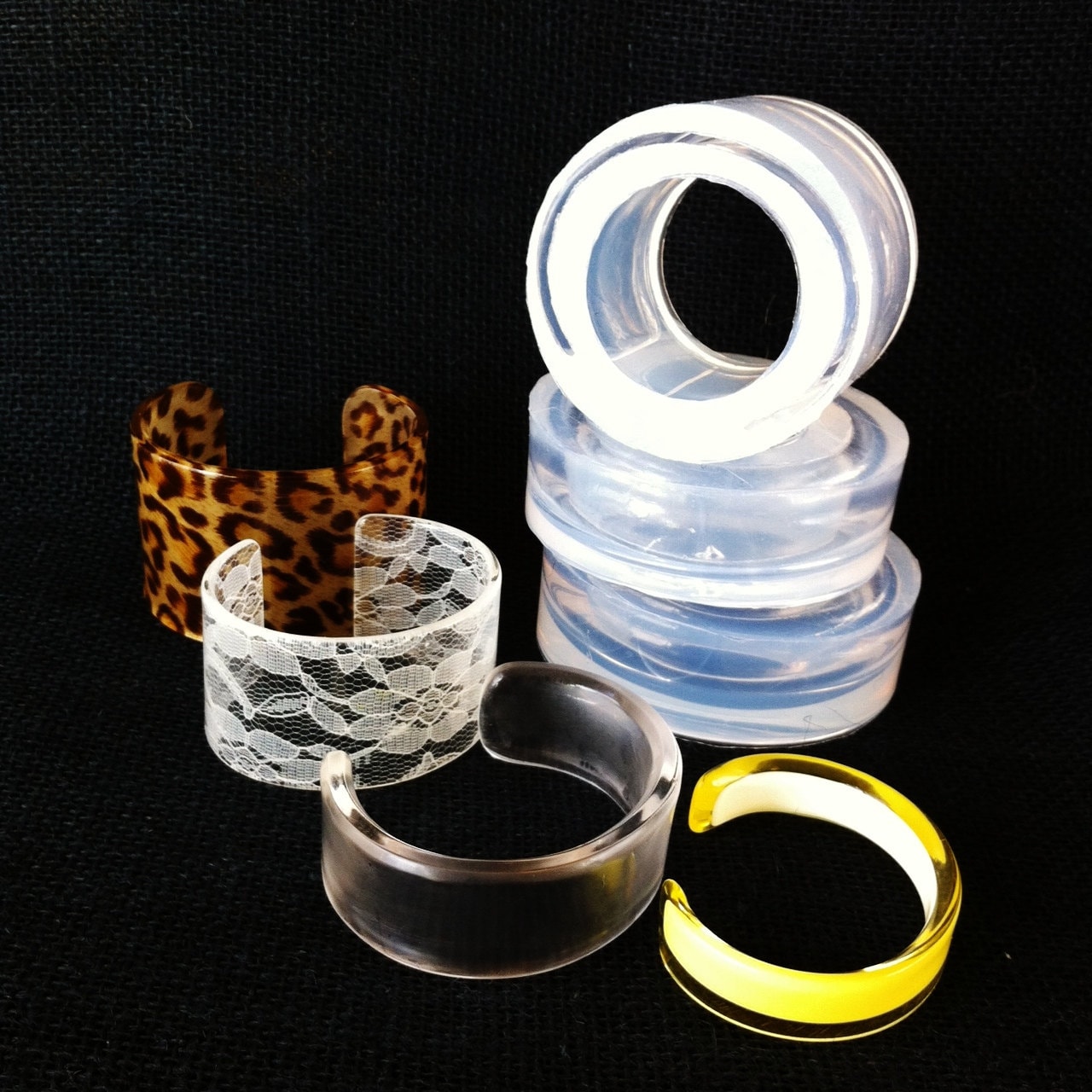 Clear Silicone Cuff Bracelet Mold, Open Bangle Mold - Etsy