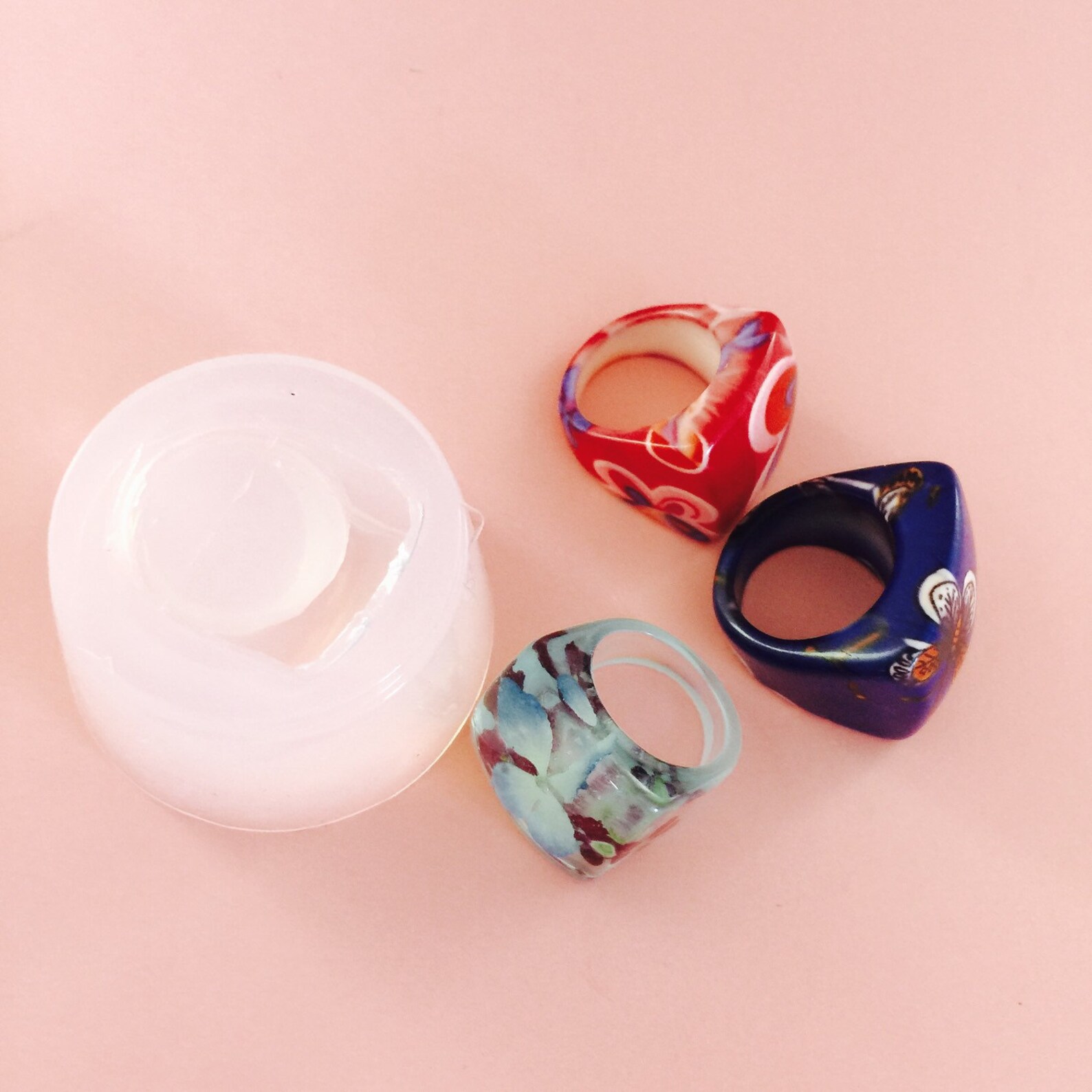 Chunky Ring Sz 8 9 Clear Silicone Mold Create Your Own Resin - Etsy