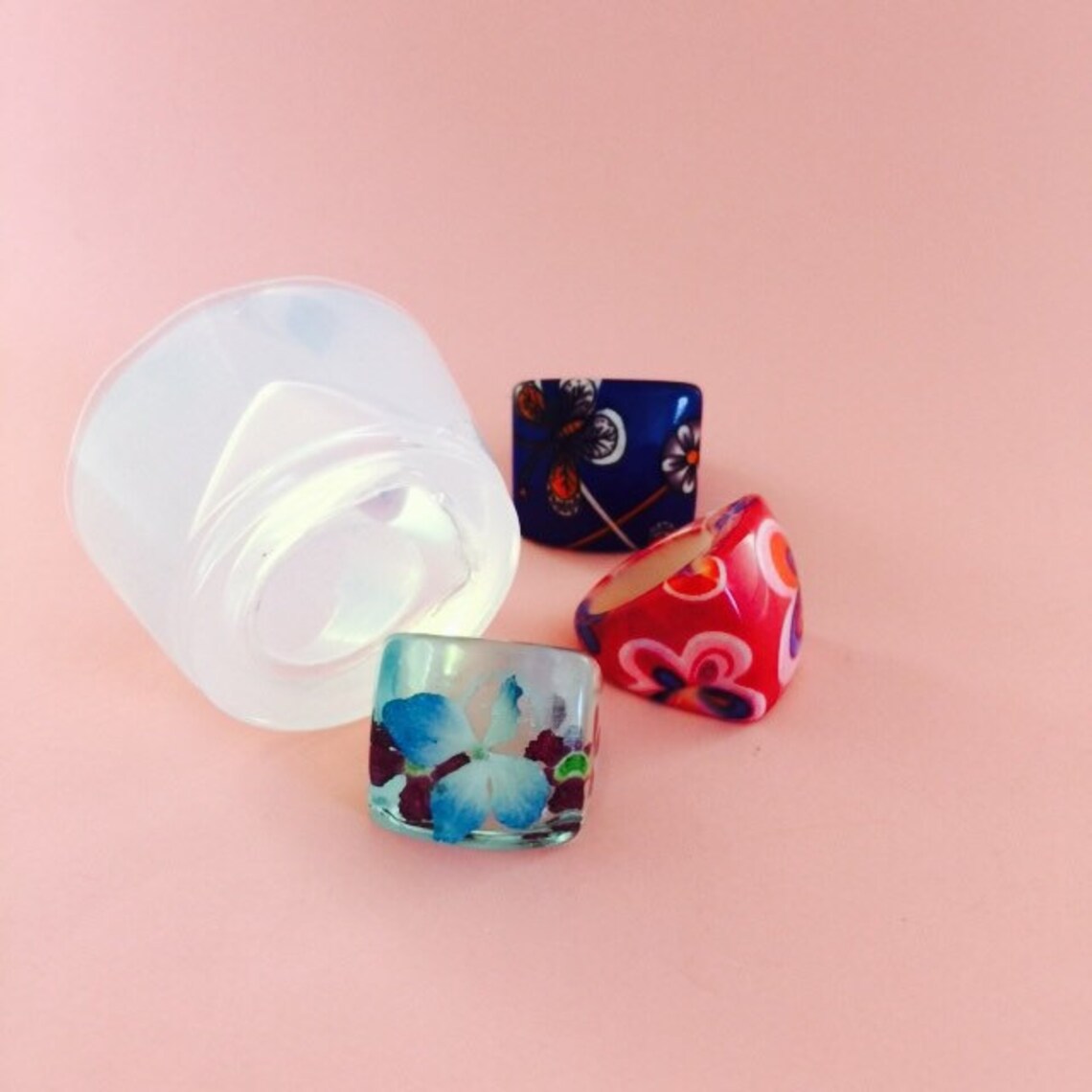 Chunky Ring Sz 8 9 Clear Silicone Mold Create Your Own Resin - Etsy