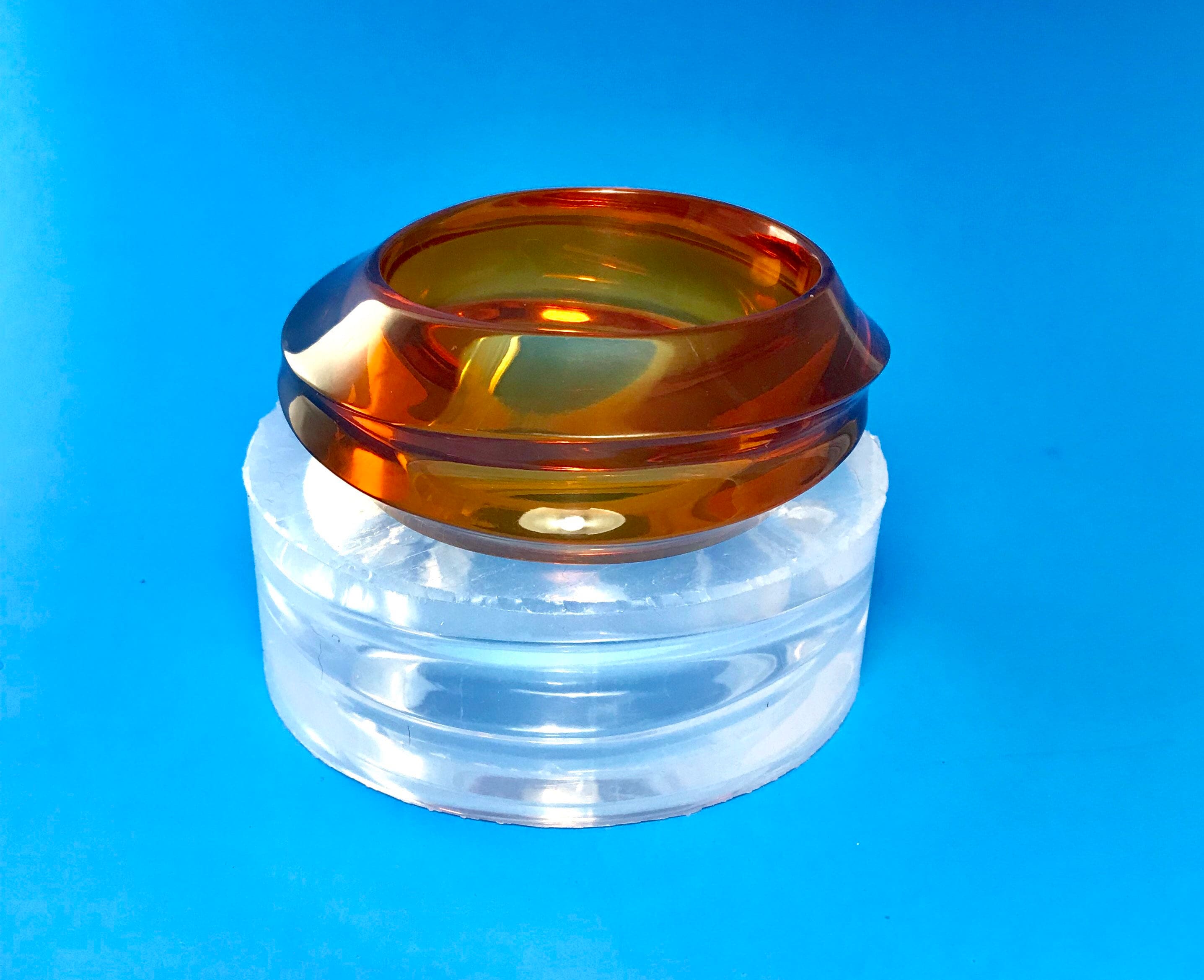Wavy Rings Bangle Mold. Clear Silicone Mold. Resin Jewelry Molds. Made ...