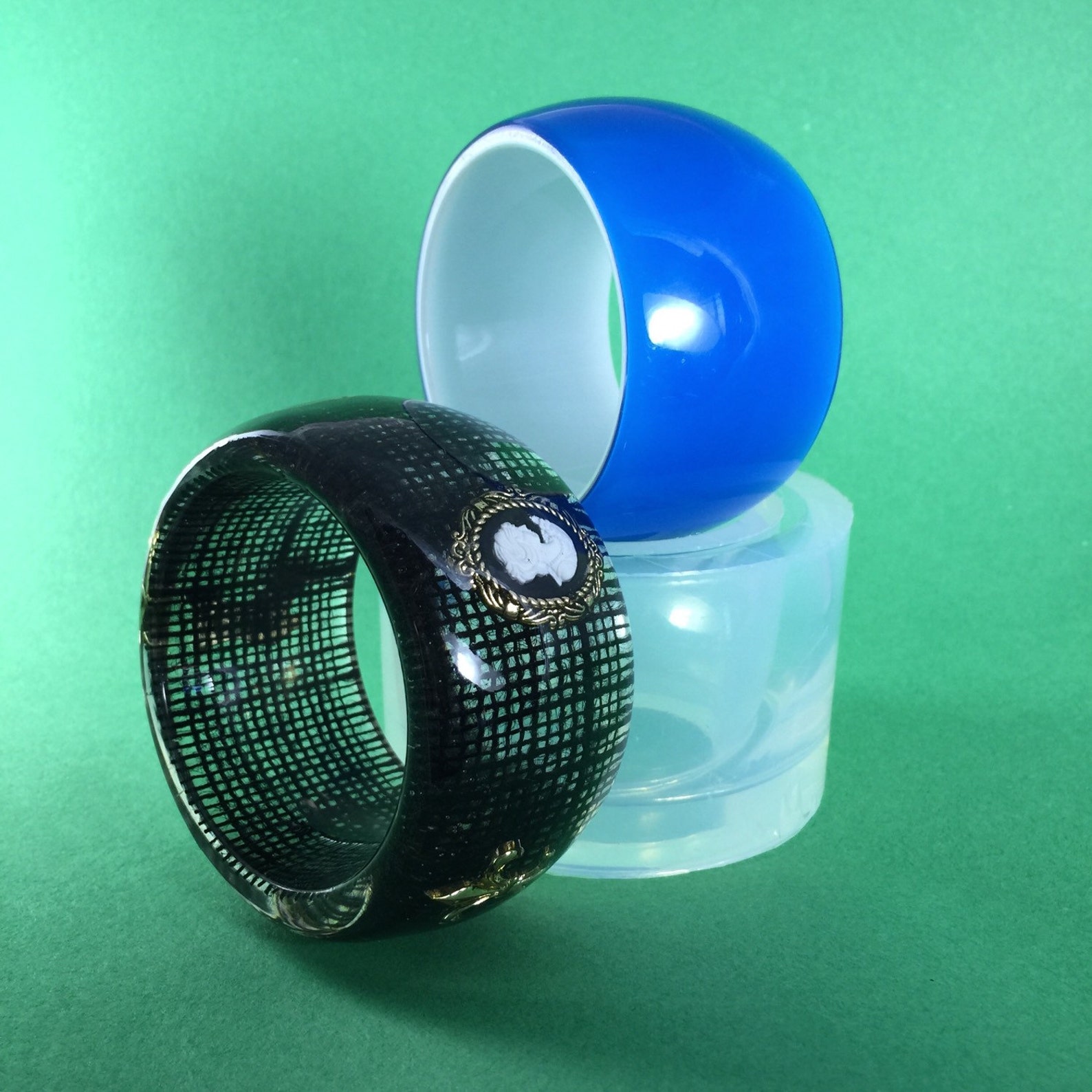 Clear Silicone Bangle Mold, Wide Shine Bangle Bracelet Perfect for Any ...