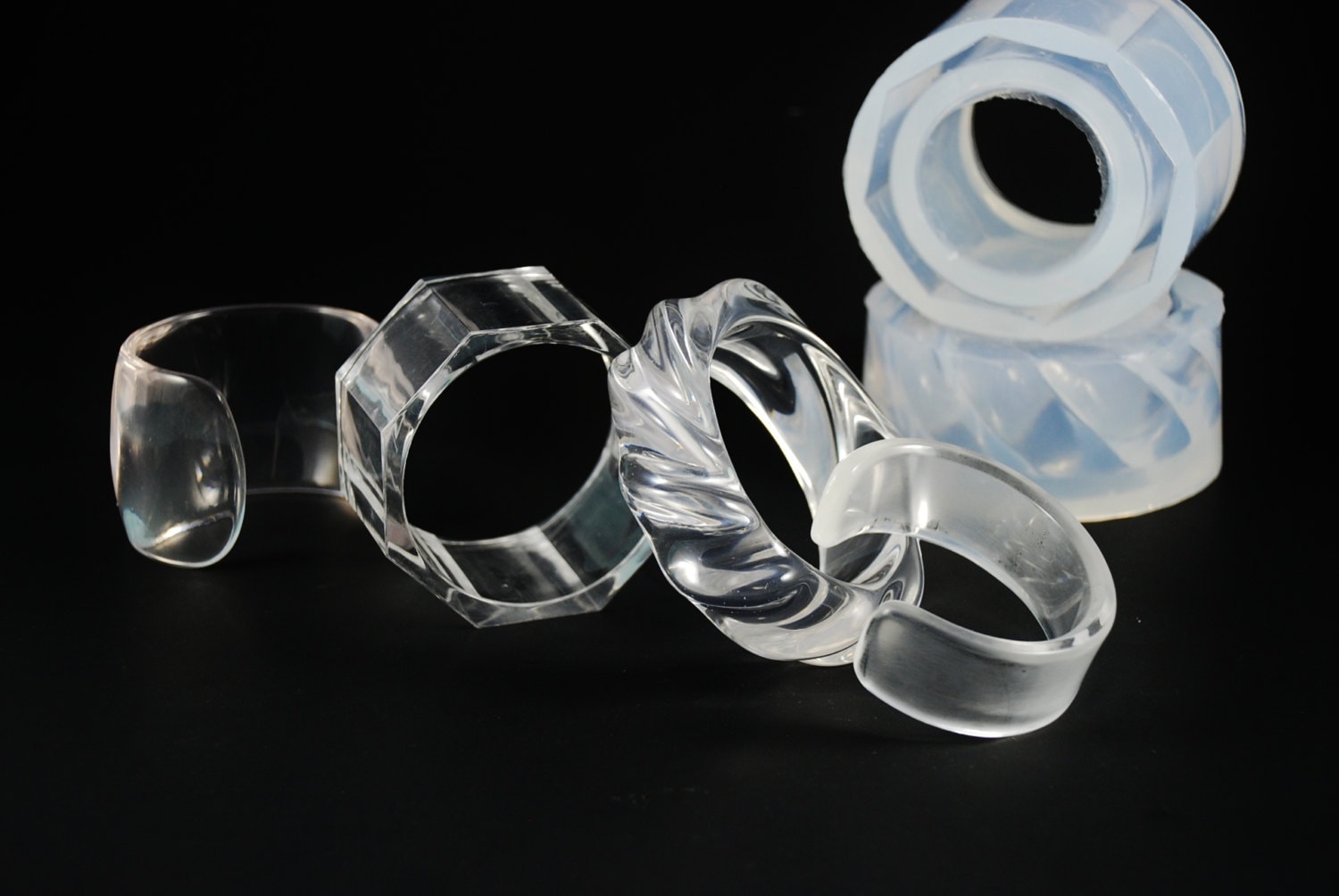 Bracelets, Cuffs Clear Silicone Rubber Molds, Create Your Own Bracelet ...