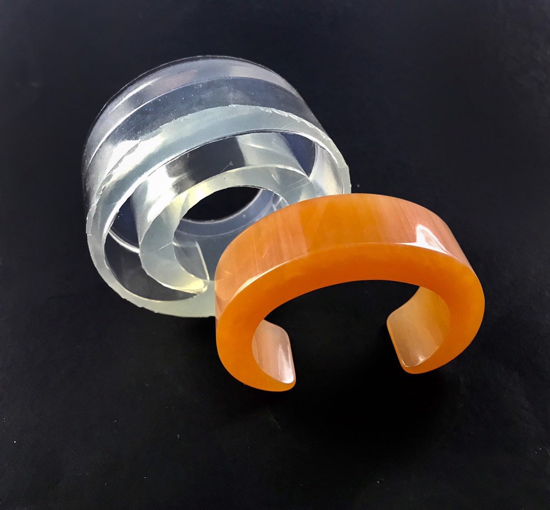 Cuff Mold. Bracelet Mold. Clear Silicone Cuff Mold. Thick Cuff Mold ...