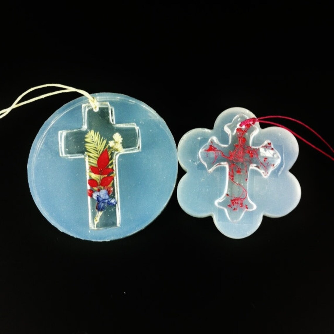 Cross Clear Silicone Rubber Mold for Jewelry Cross Create - Etsy