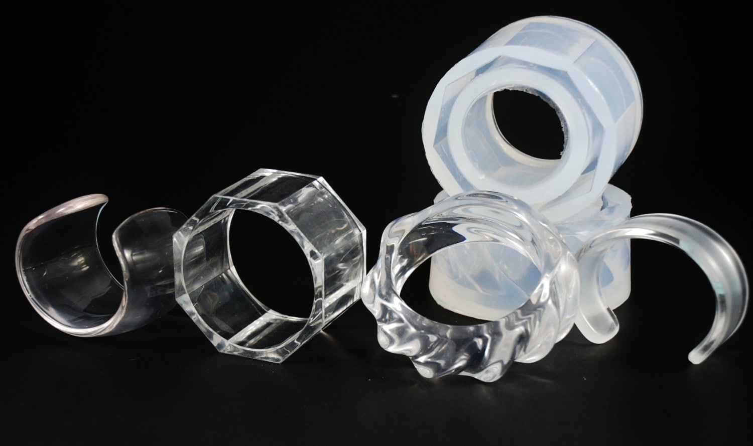 Bracelets, Cuffs Clear Silicone Rubber Molds, Create Your Own Bracelet ...