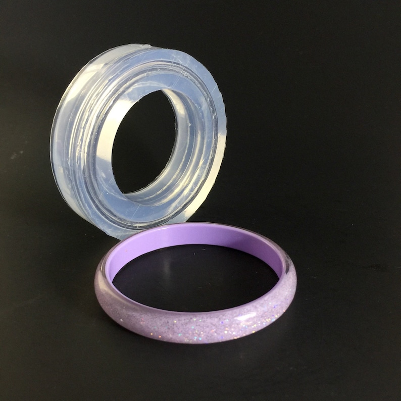 Clear Silicone Mold for Thin Bangle Bracelet. Create Your Own - Etsy