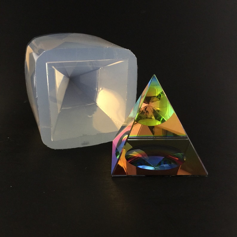 Large Pyramid Mold Clear Silicone Resin Mold Home Decor Mold - Etsy
