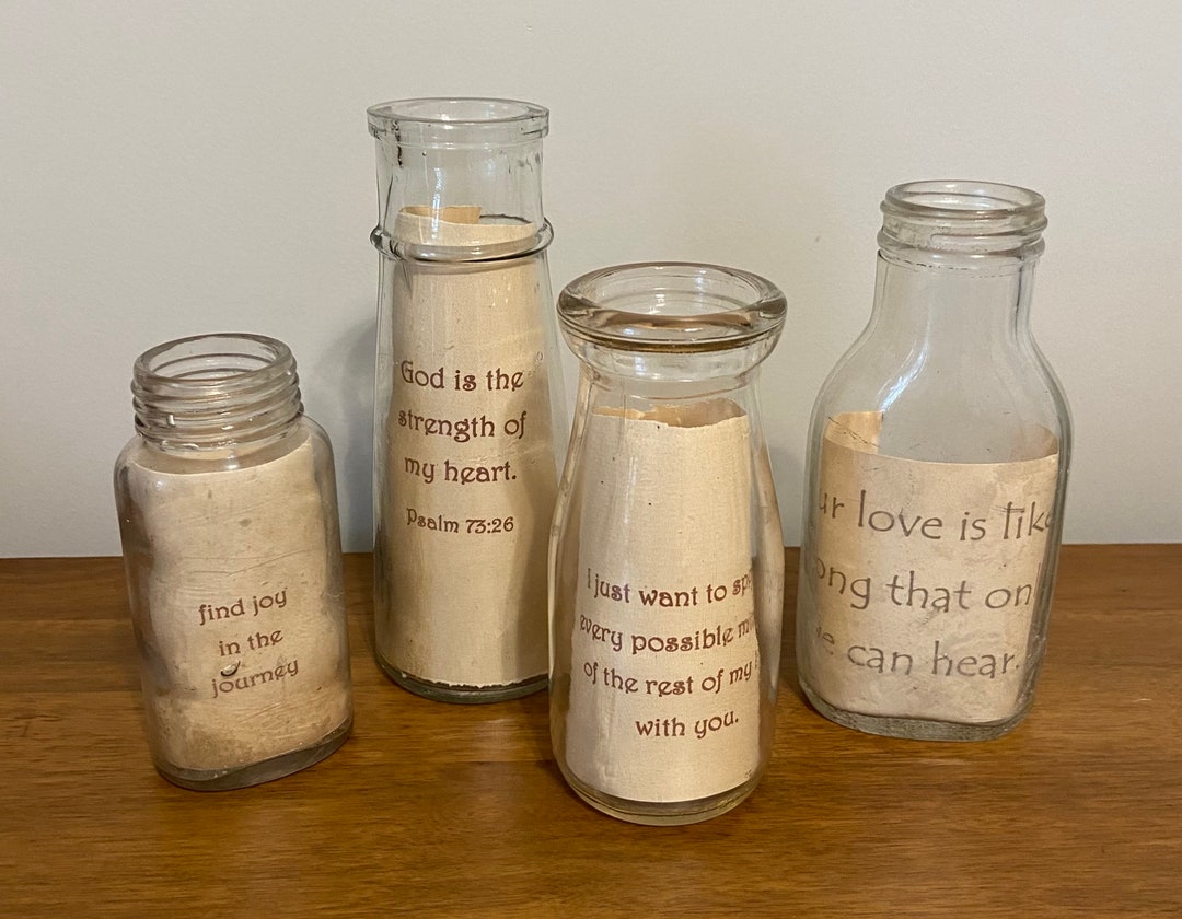 Message in a Bottle Antique Bottles With Message Inside - Etsy