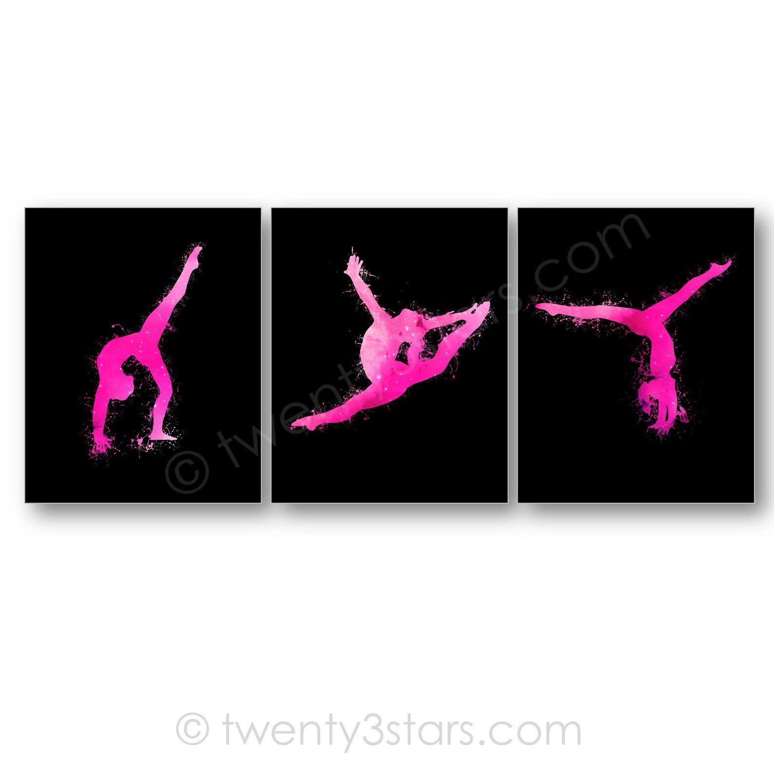 Watercolor Gymnast Poster Gymnast Art Gymnastics Gift - Etsy
