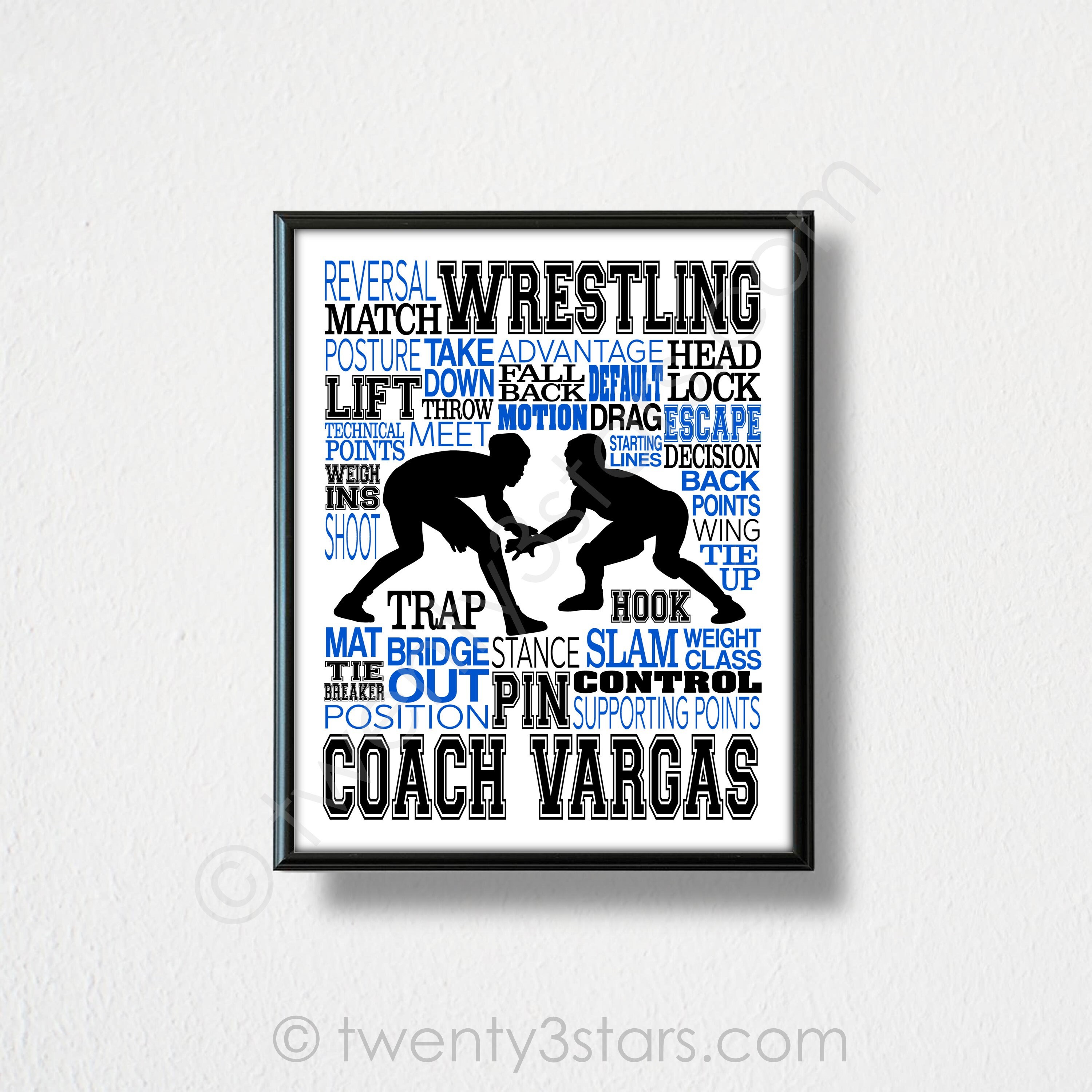 Wrestling Word Art Wrestler Art Print Wrestling Art Custom - Etsy Ireland