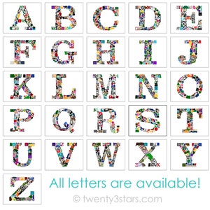 Letter J Poster, Letter J is for Art, J Nursery Wall Art Print, Baby ...