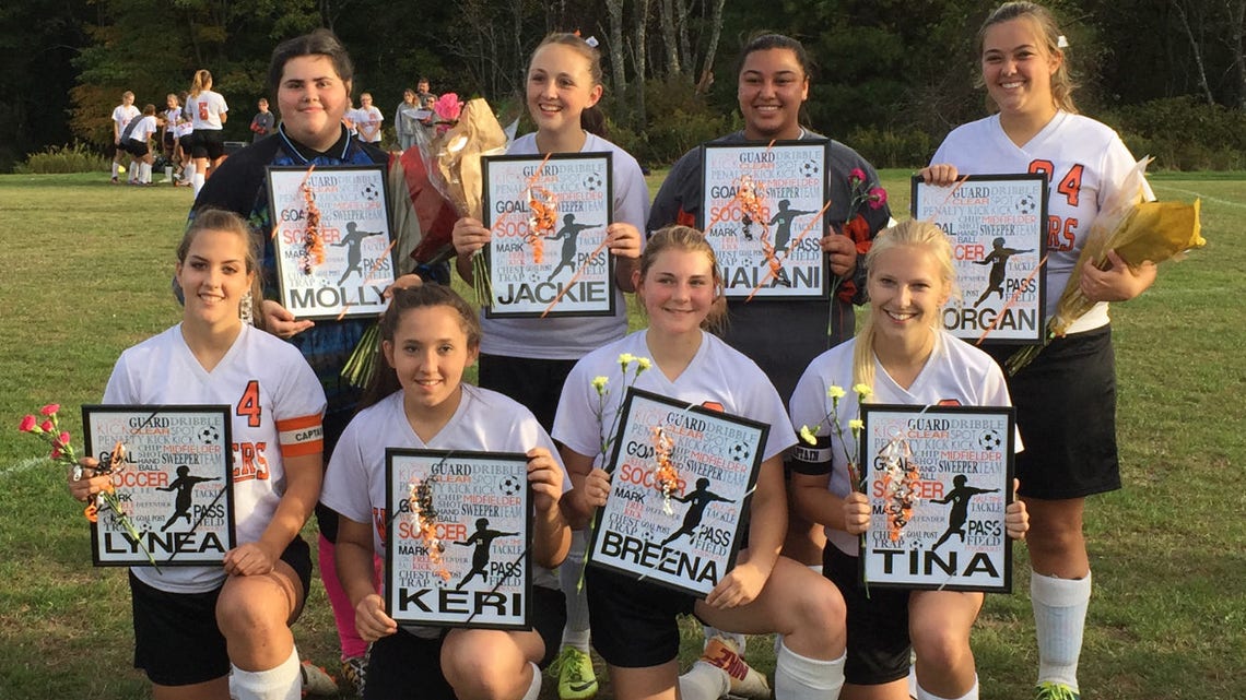 Girl's Soccer Poster Girls Soccer Typography Gift for | Etsy