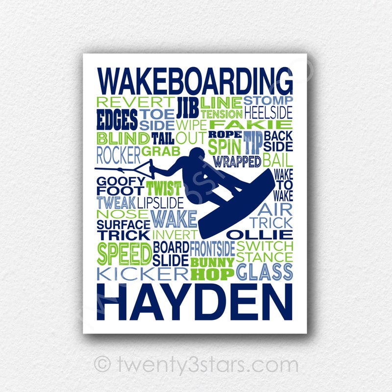 Wakeboarding - Etsy