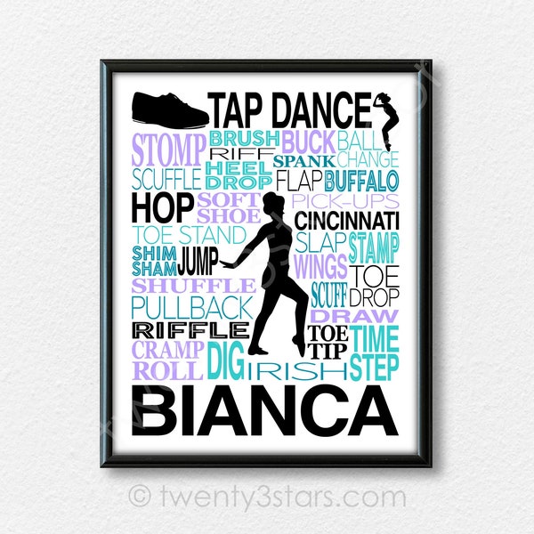 Dance Typography - Etsy