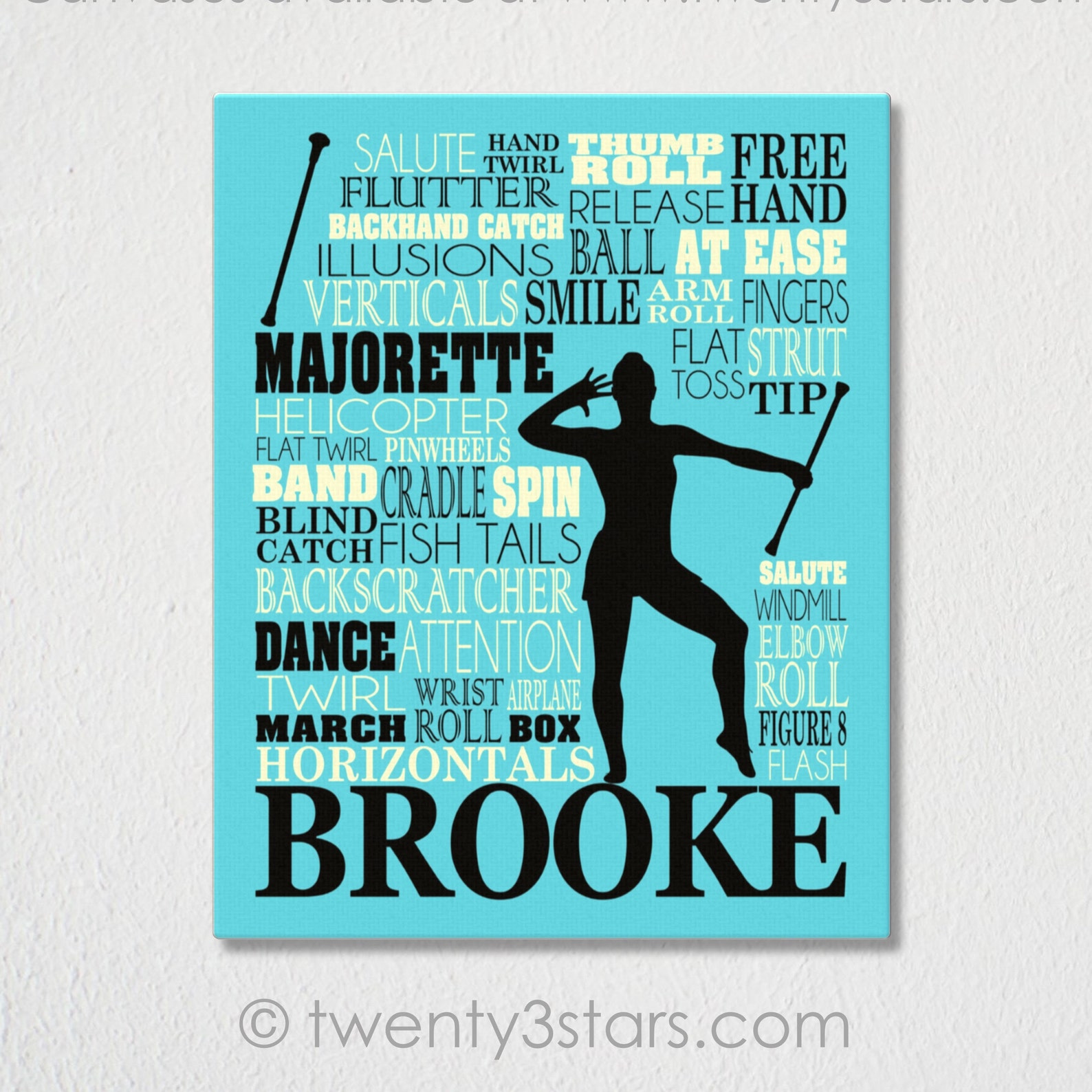 Custom Majorette Poster Gift Formajorette Drum Major Gift - Etsy