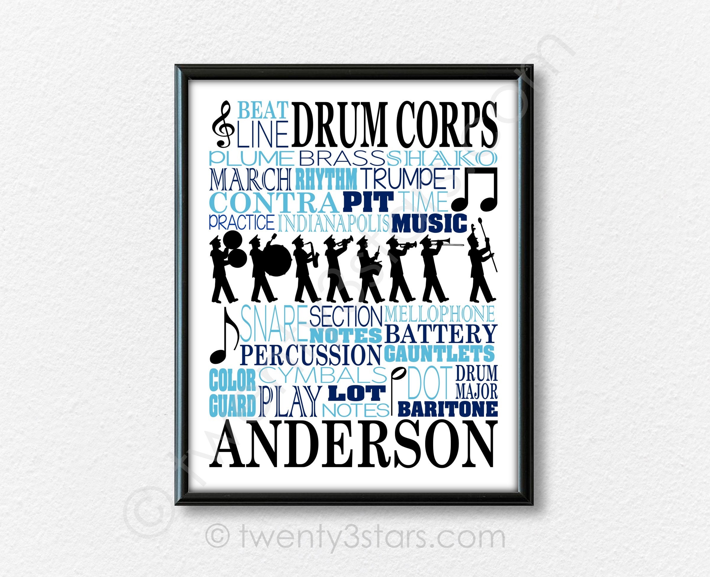 Personalized Bassoon Typography Poster: Custom Art Gift - Etsy