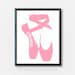 Ballet Slippers Poster Ballerina Art Personalized Ballerina - Etsy