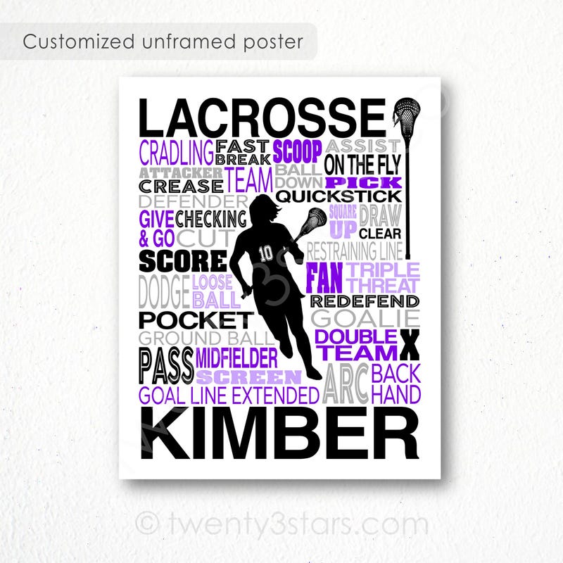 Girls Lacrosse - Etsy