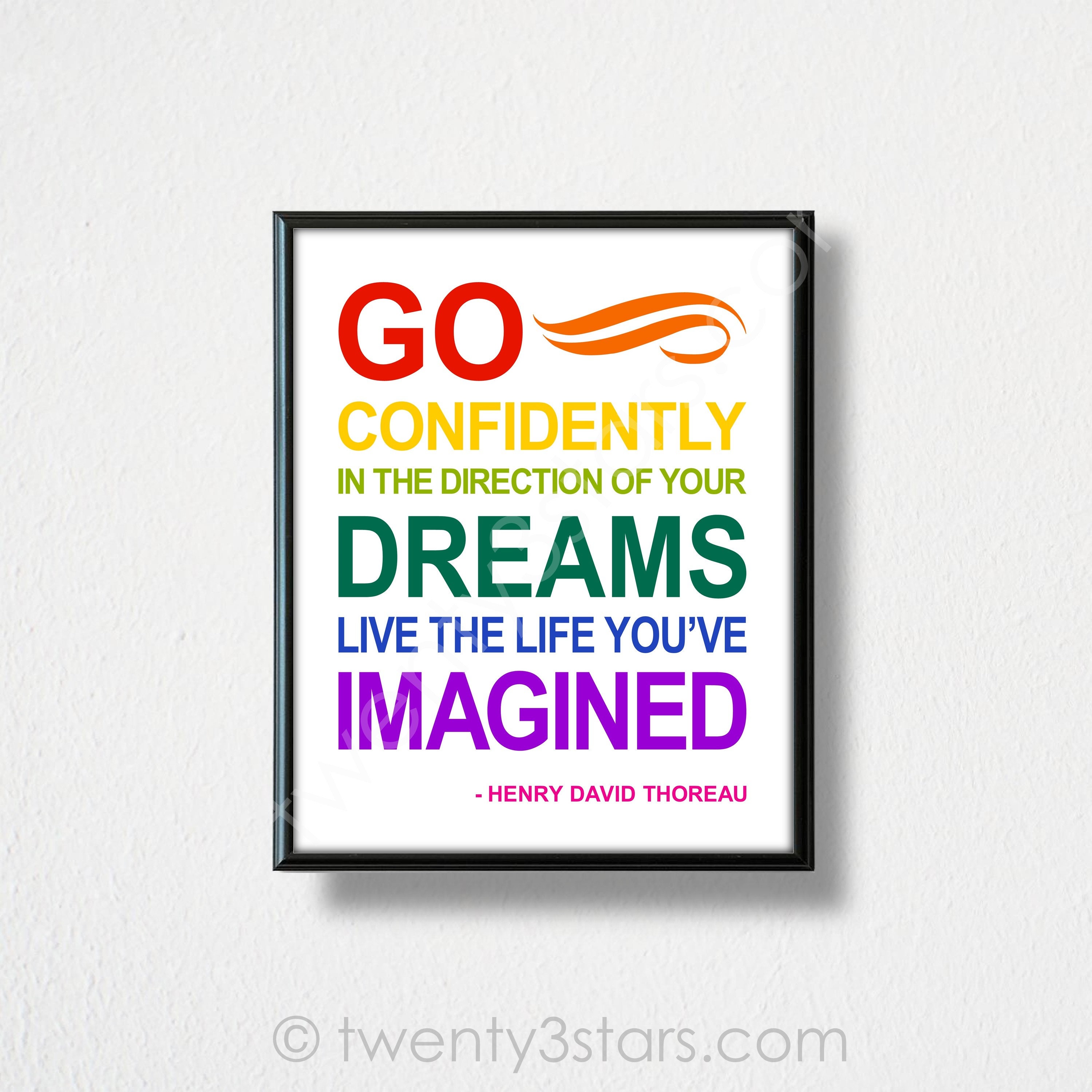 Thoreau Quotes Go Confidently