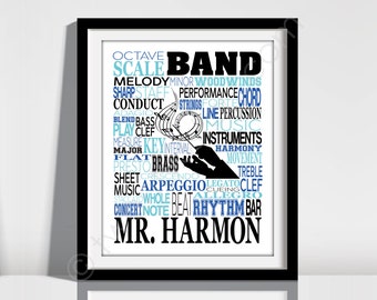 Band Teacher Gift | Etsy