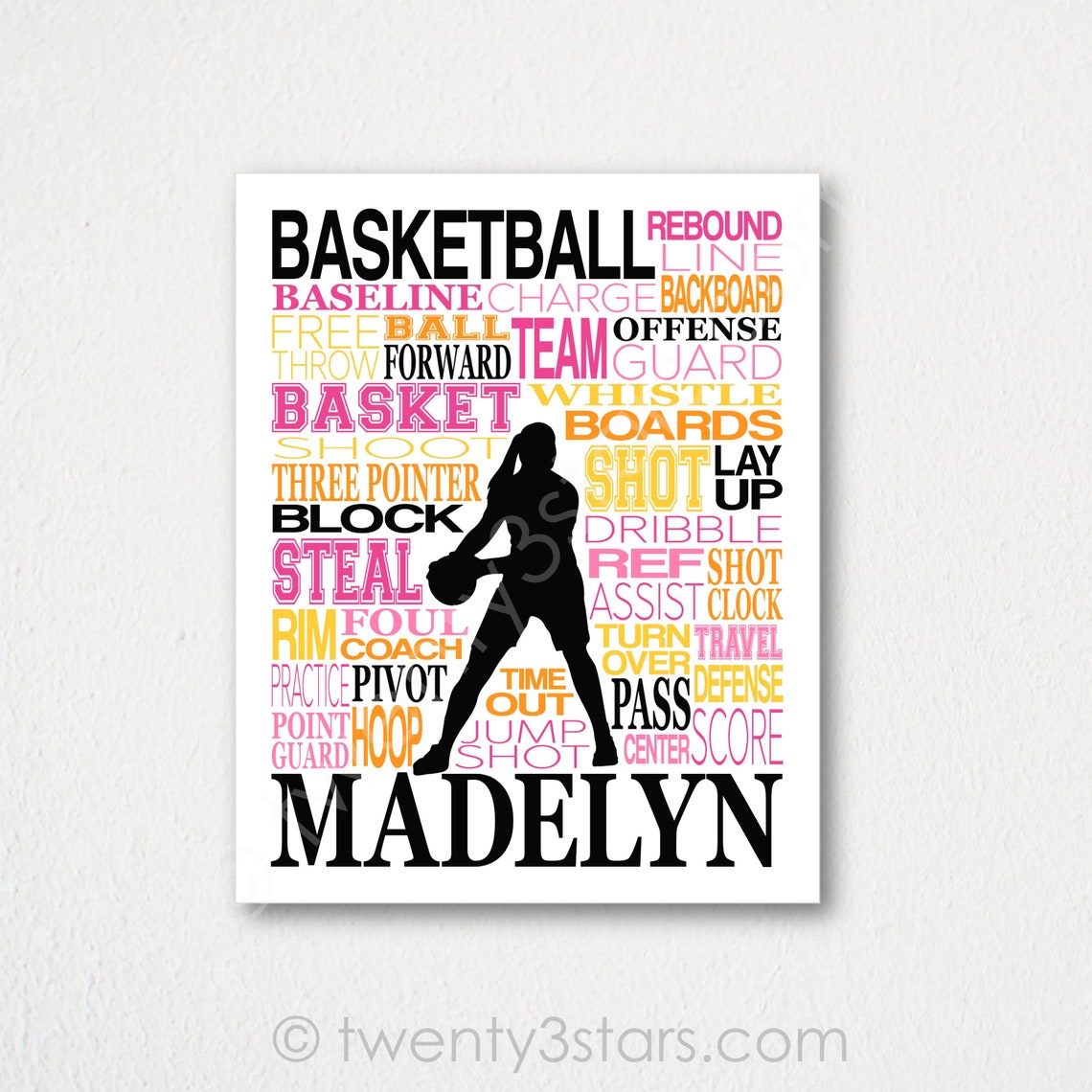 Netball Poster Typography Girls Netball Art Netball Team - Etsy