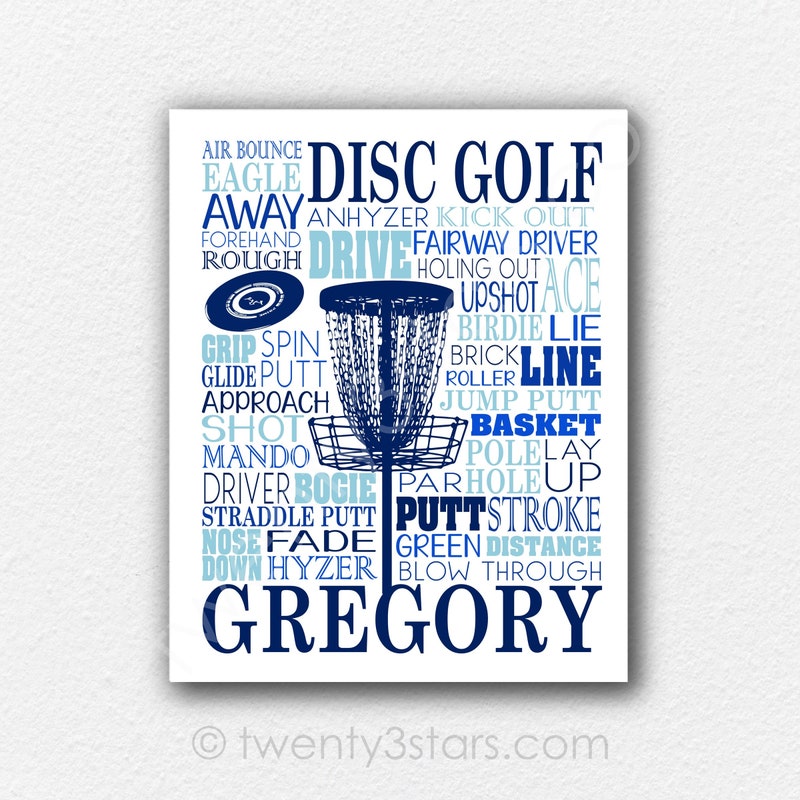 Disc Golf Art - Etsy