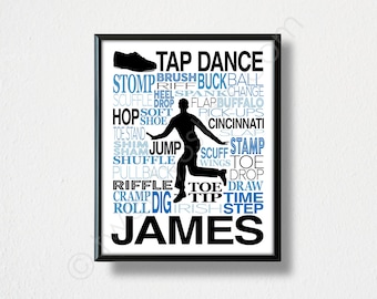 Tap Dancer Poster - Etsy