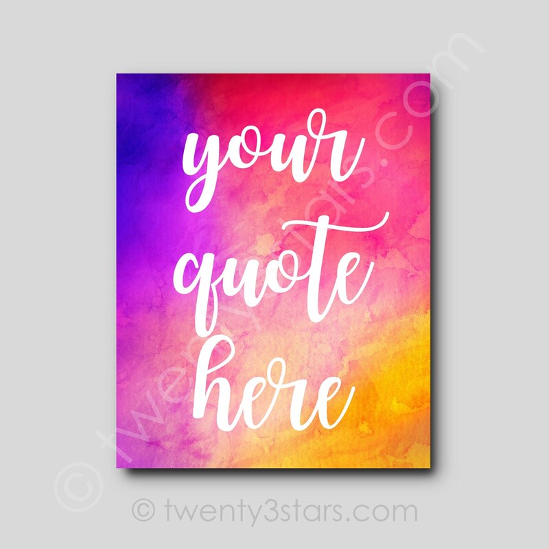 Watercolor Quotes - Etsy