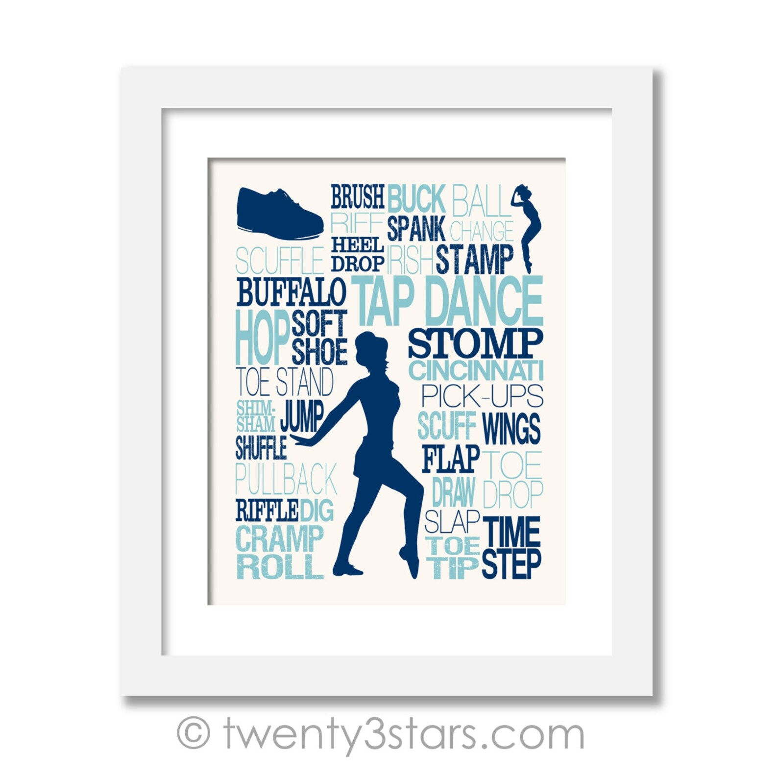 Tap Dance Word Art Tap Dancer Art Tap Dancer Gift Tap - Etsy