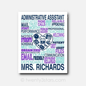 Custom Social Worker Word Art Poster: LCSW Gift, Choose Your Colors - Etsy