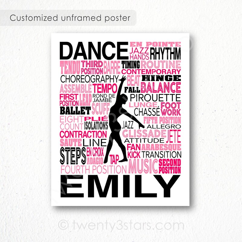 Dance Poster - Etsy