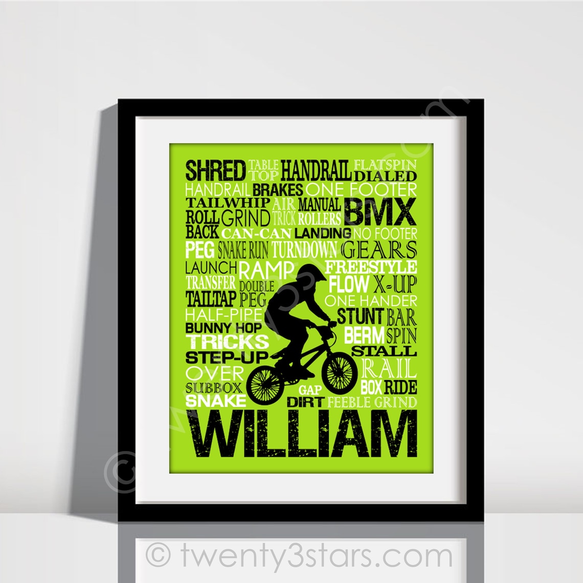 BMX Word Art Gift for Bicycle Motocross Rider BMX Gift Bmx - Etsy.de