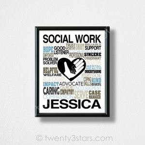 Case Manager Poster Social Worker Gift Gift for LCSW - Etsy