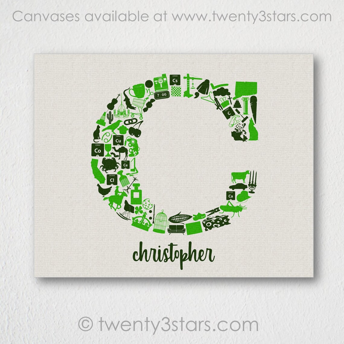 Letter C Poster Letter C is for Art C Nursery Wall Art - Etsy