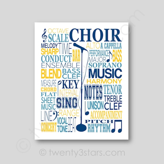 School Choir Poster