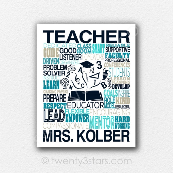 Teacher Poster - Etsy
