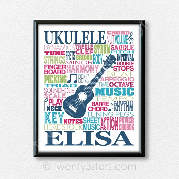 Ukulele Art - Etsy